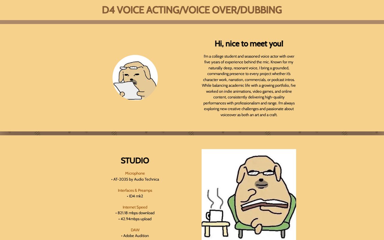 D4 Voice Actor Page